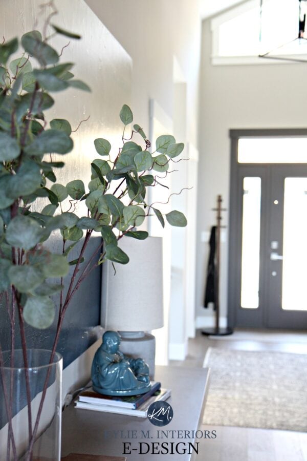 Our Entryway in Sherwin Williams Colonnade Gray