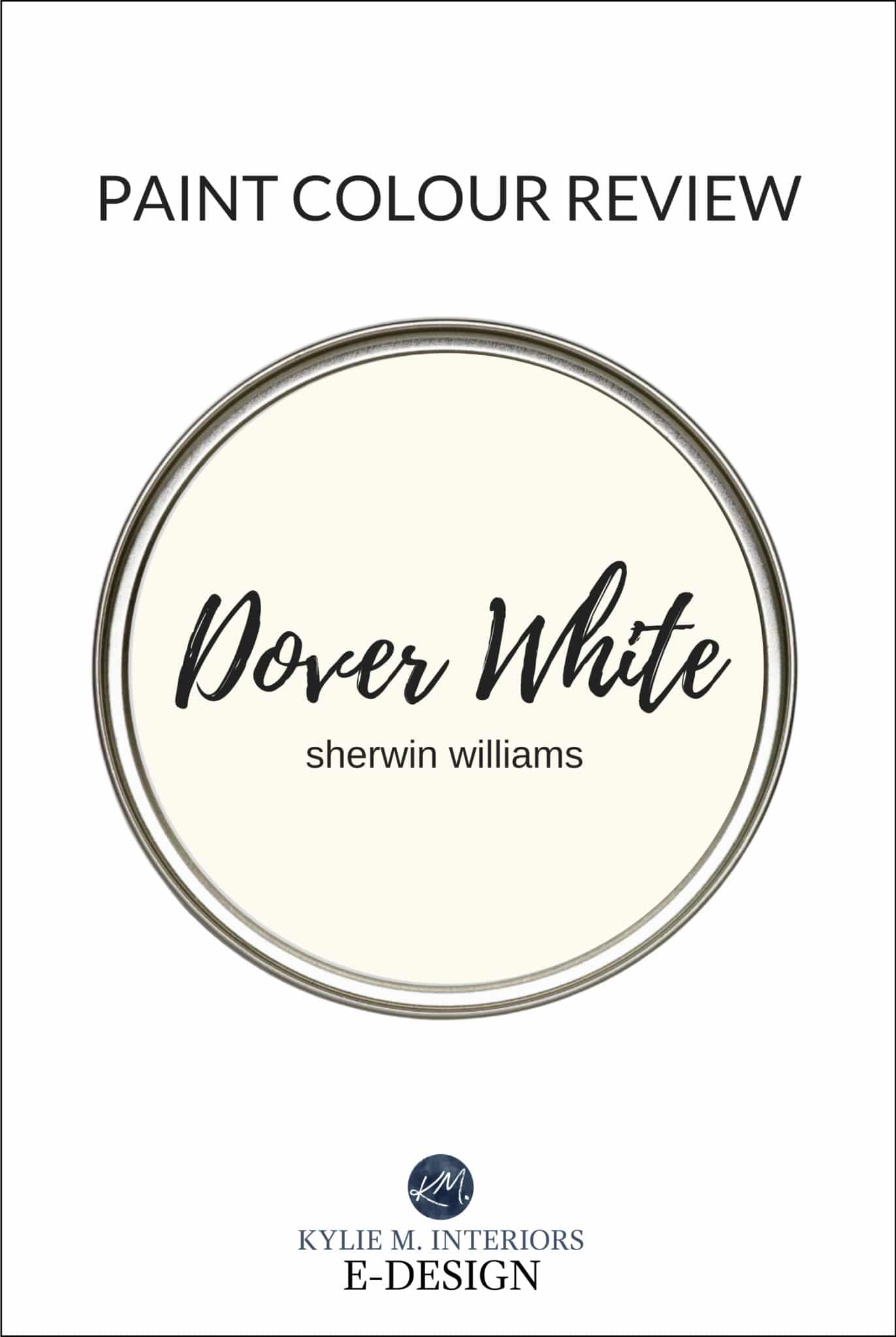 Sherwin Williams Dover White SW 6385: Paint Color Review - Kylie M ...