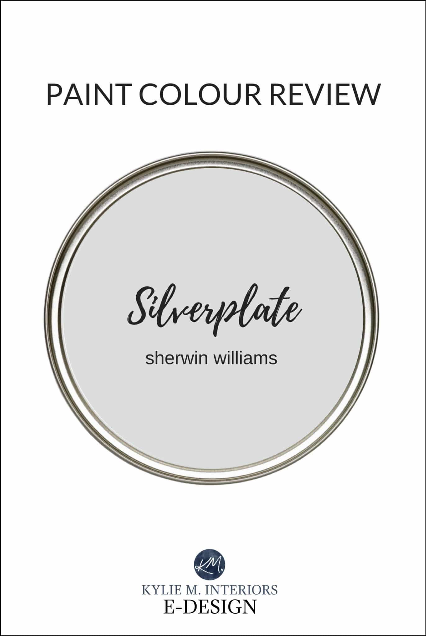 Sherwin Williams Silverplate SW 7649: Paint Color Review - Kylie M ...