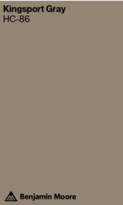 BENJAMIN MOORE KINGSPORT GRAY HC-86: Paint Color Review