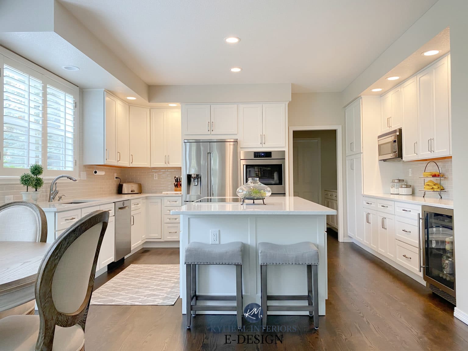 2000s Kitchen Update: White Dove, White Quartz & More
