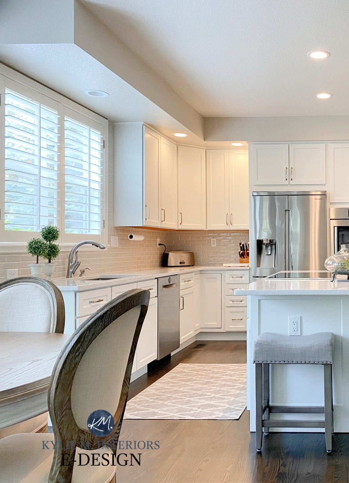 2000s Kitchen Update: White Dove, White Quartz & More