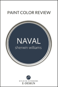 Sherwin Williams Naval 6244: Paint Color Review - Kylie M Interiors
