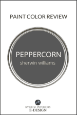 Sherwin Williams Peppercorn 7674: Paint Color Review - Kylie M Interiors
