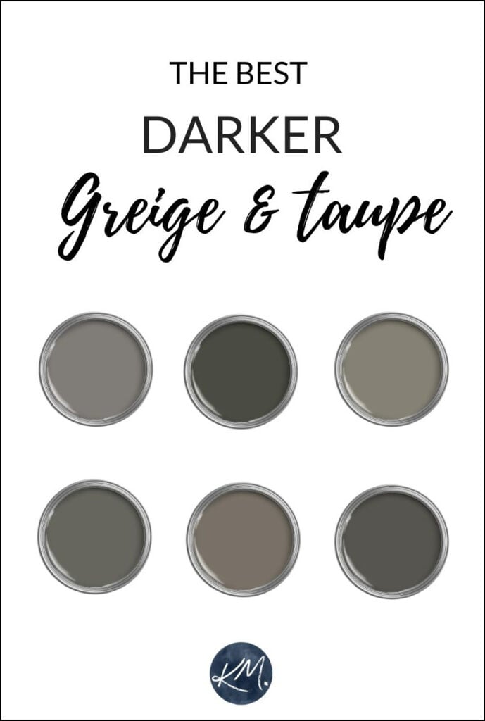 The 11 Best DARK Taupe Greige Paint Colours Benjamin Moore