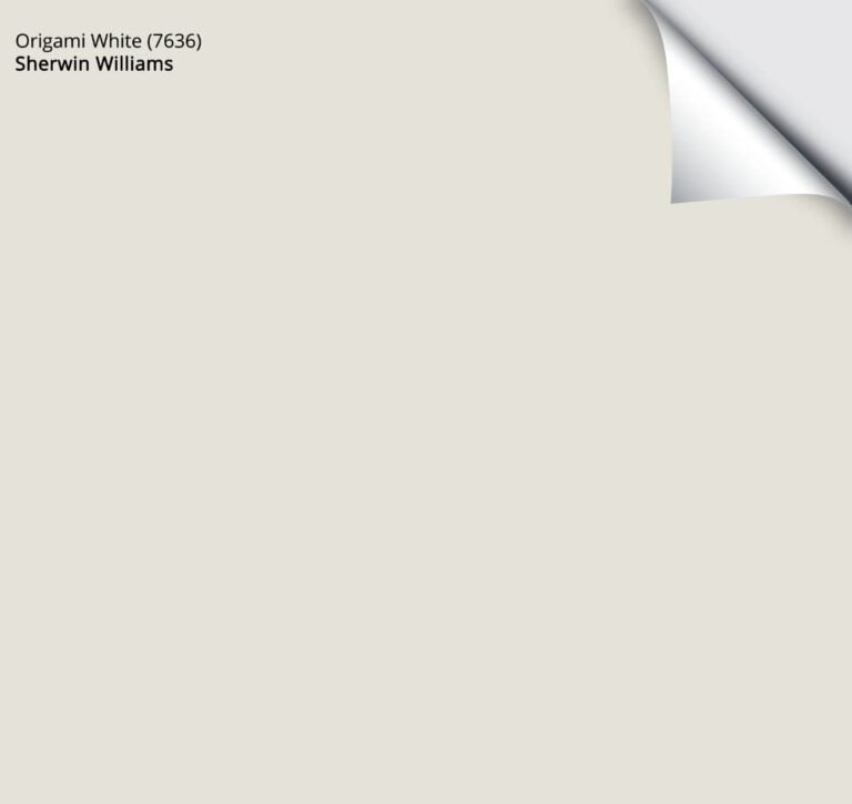 Sherwin Williams ORIGAMI WHITE 7636: Paint Color Review