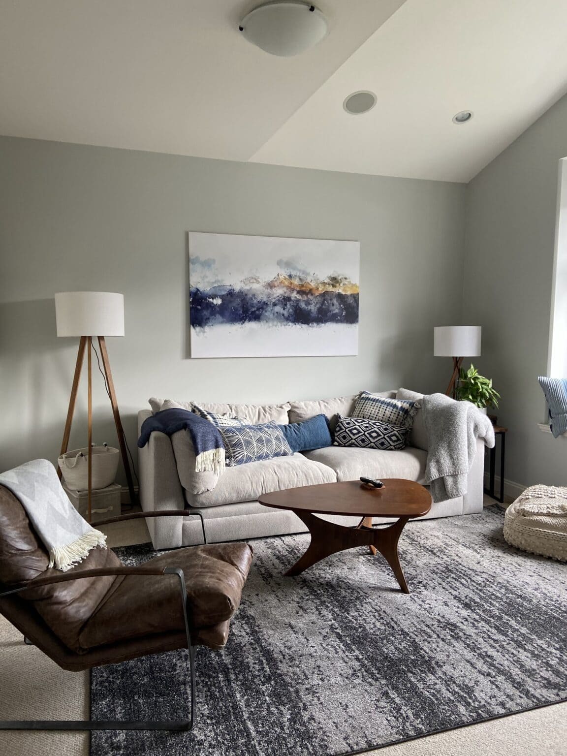 How to Warm Up a Gray Room Without Repainting