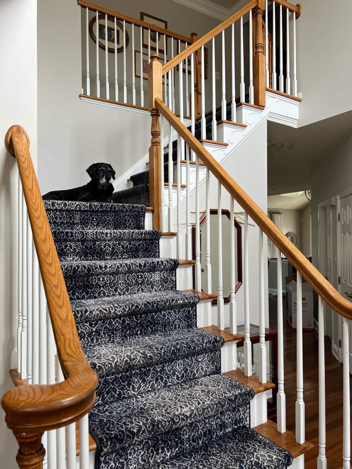 How to Update a 1990s Staircase - Kylie M Interiors