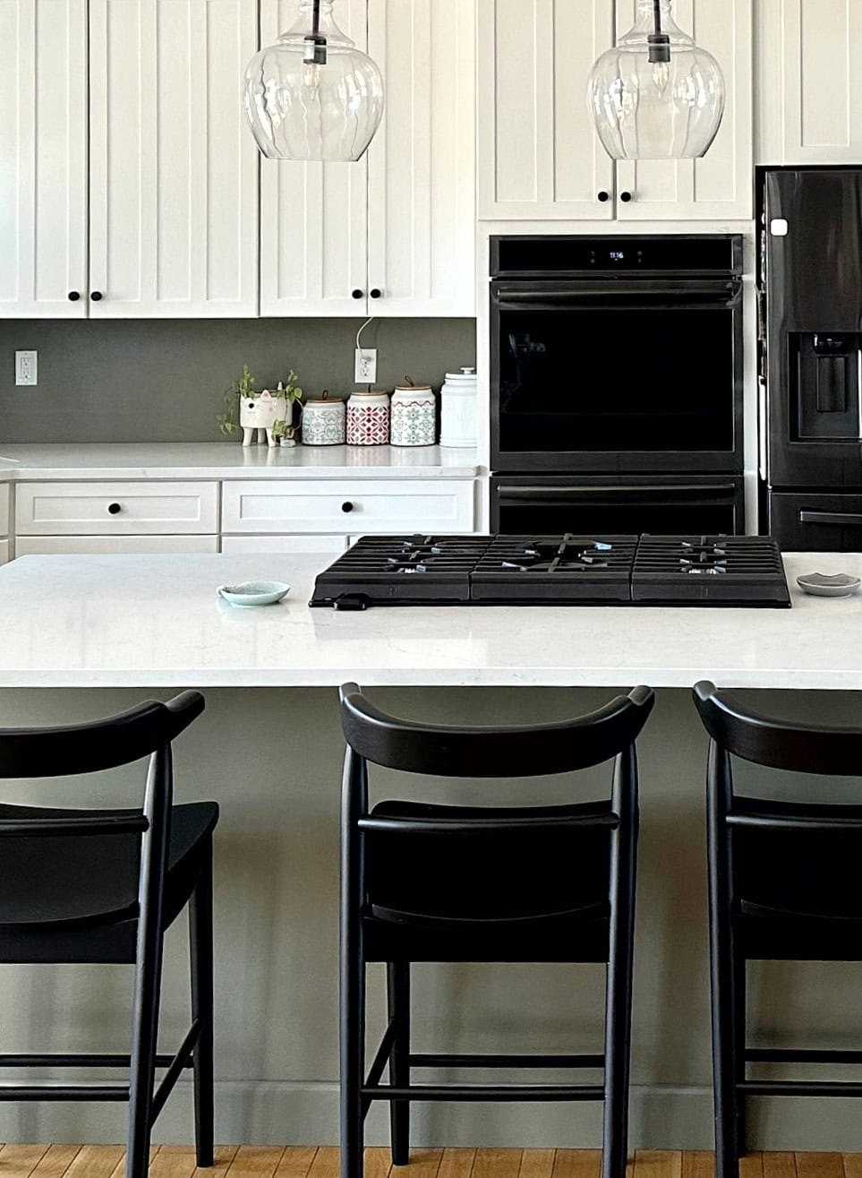 The Best Cabinet Colors With GE Cafe Matte Black Appliances