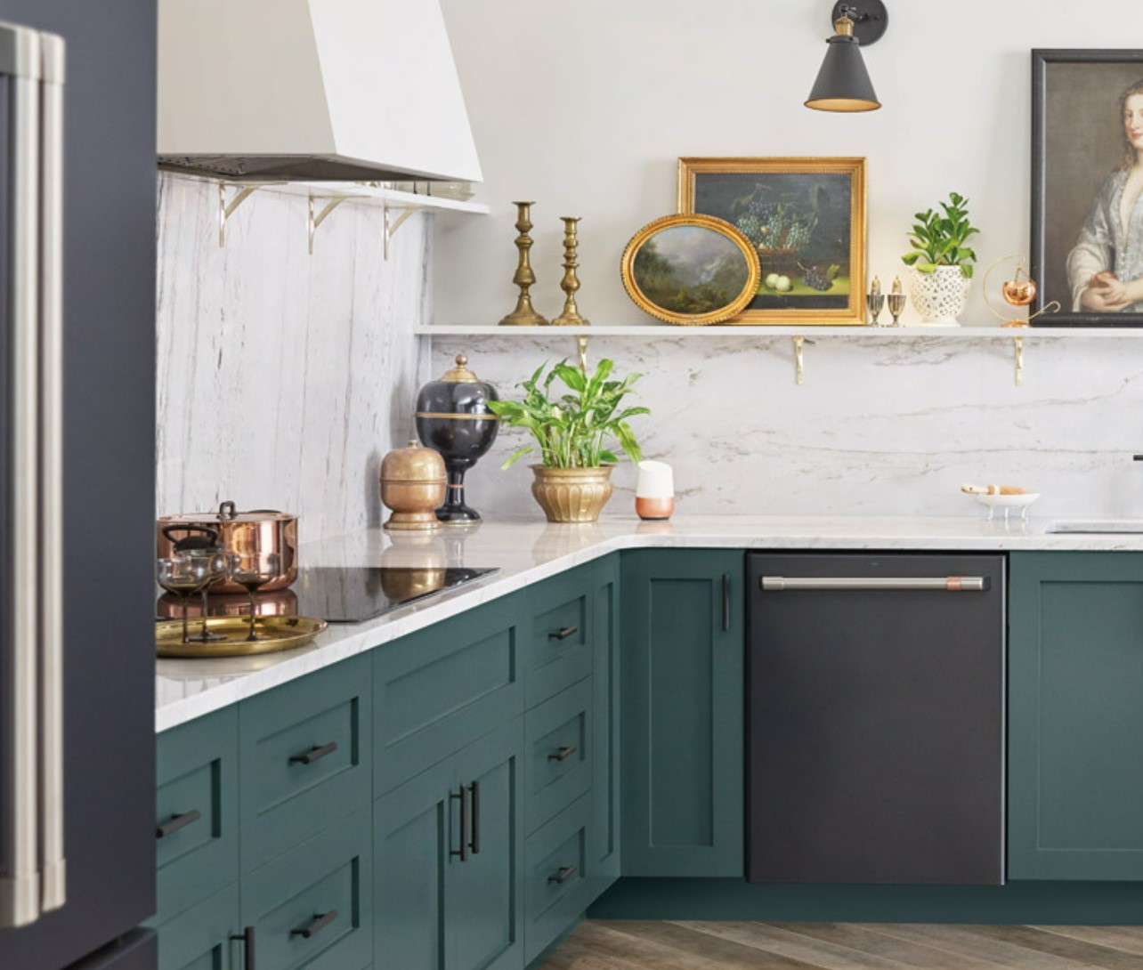 The Best Cabinet Colors With GE Cafe Matte Black Appliances