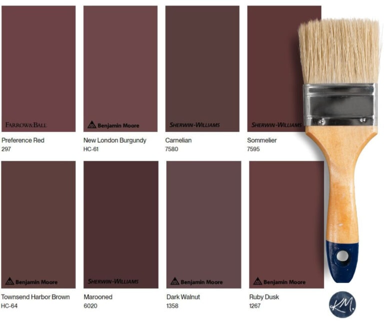 The Best Burgundy Paint Colors