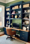 The Best Paint Colors For a Calm, Focused Home Office (Blues & Greens)