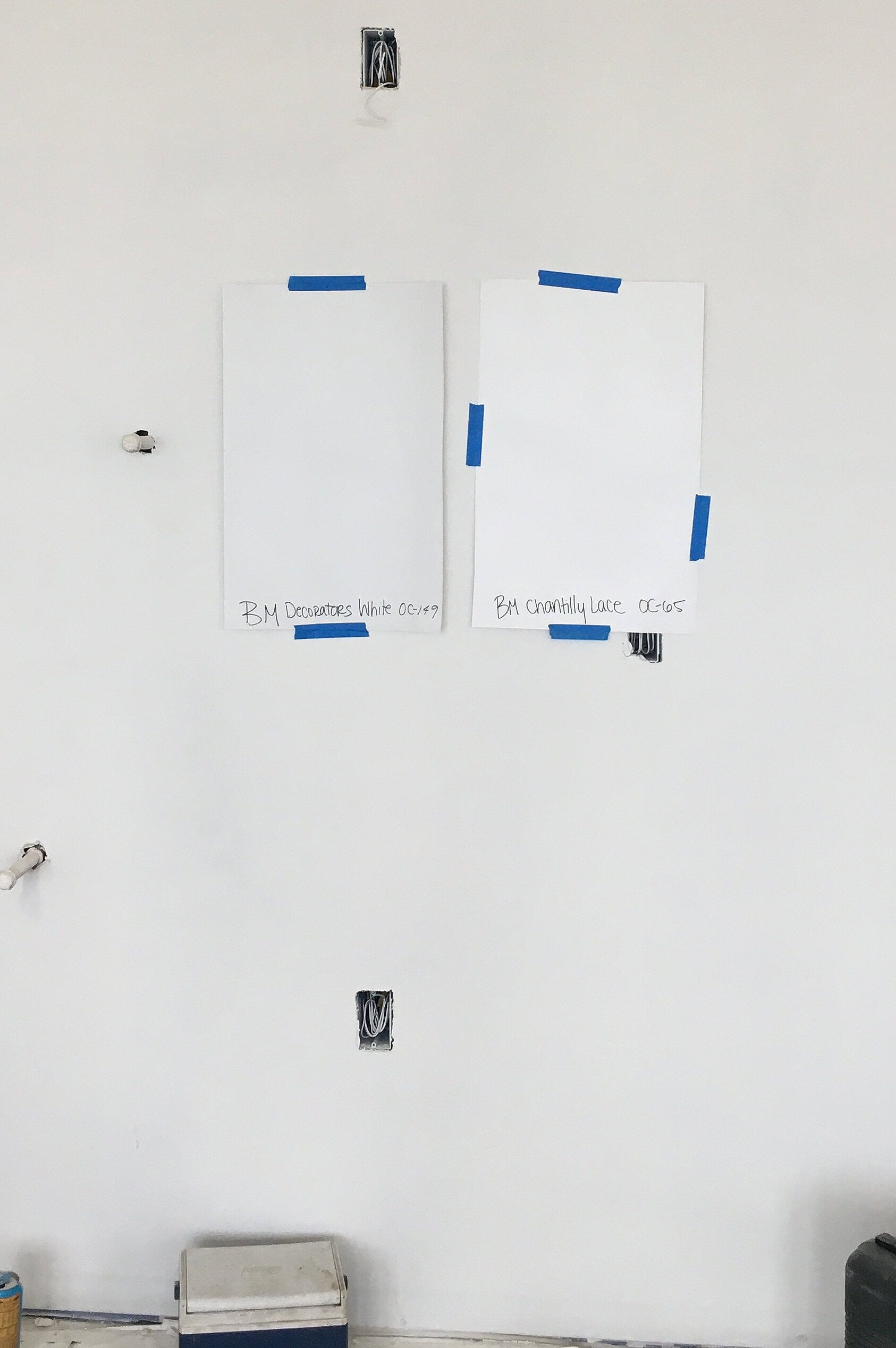 Which Two White Paint Colors Go Together?