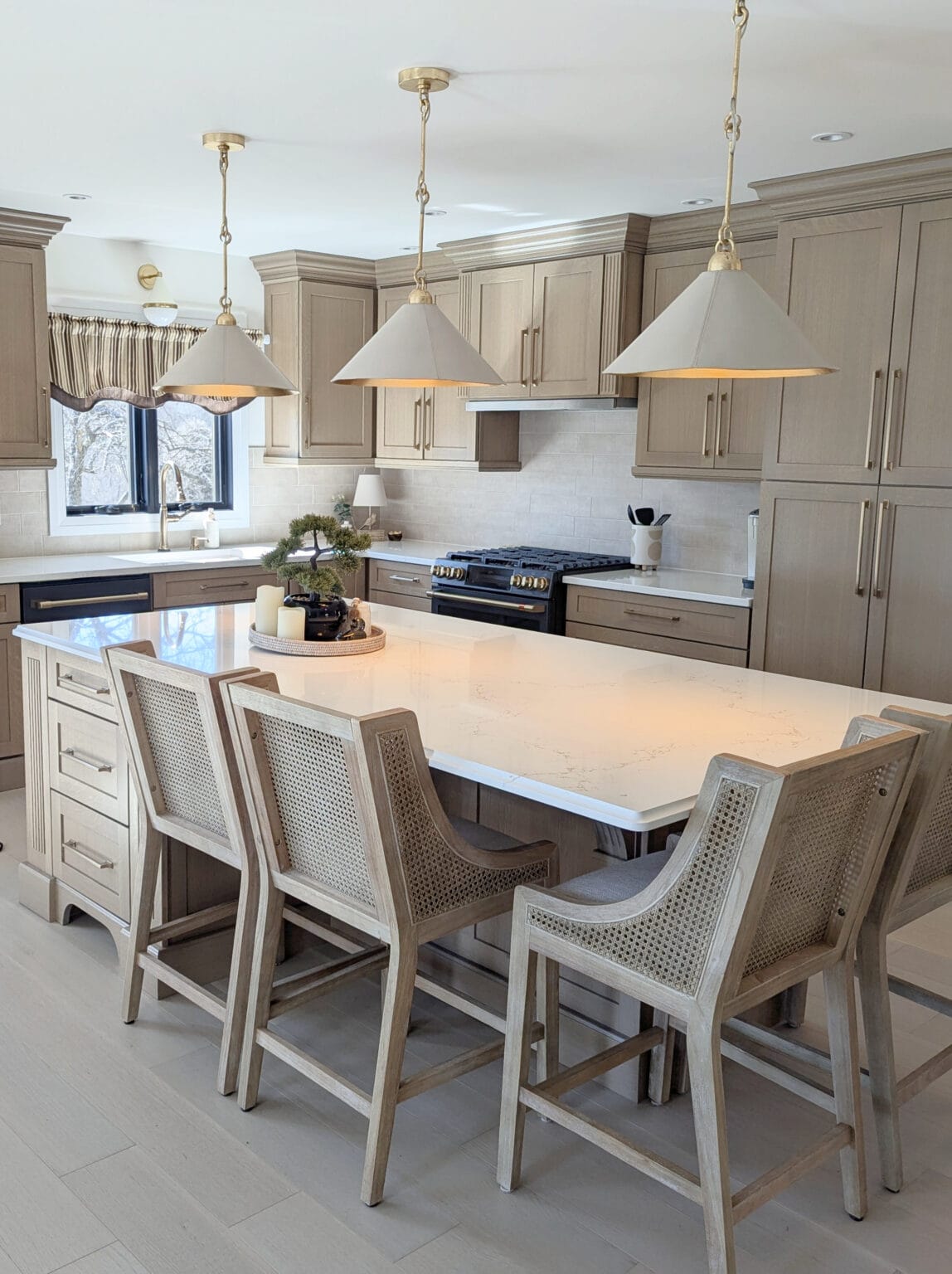 The Best Cabinet Colors With GE Cafe Matte Black Appliances